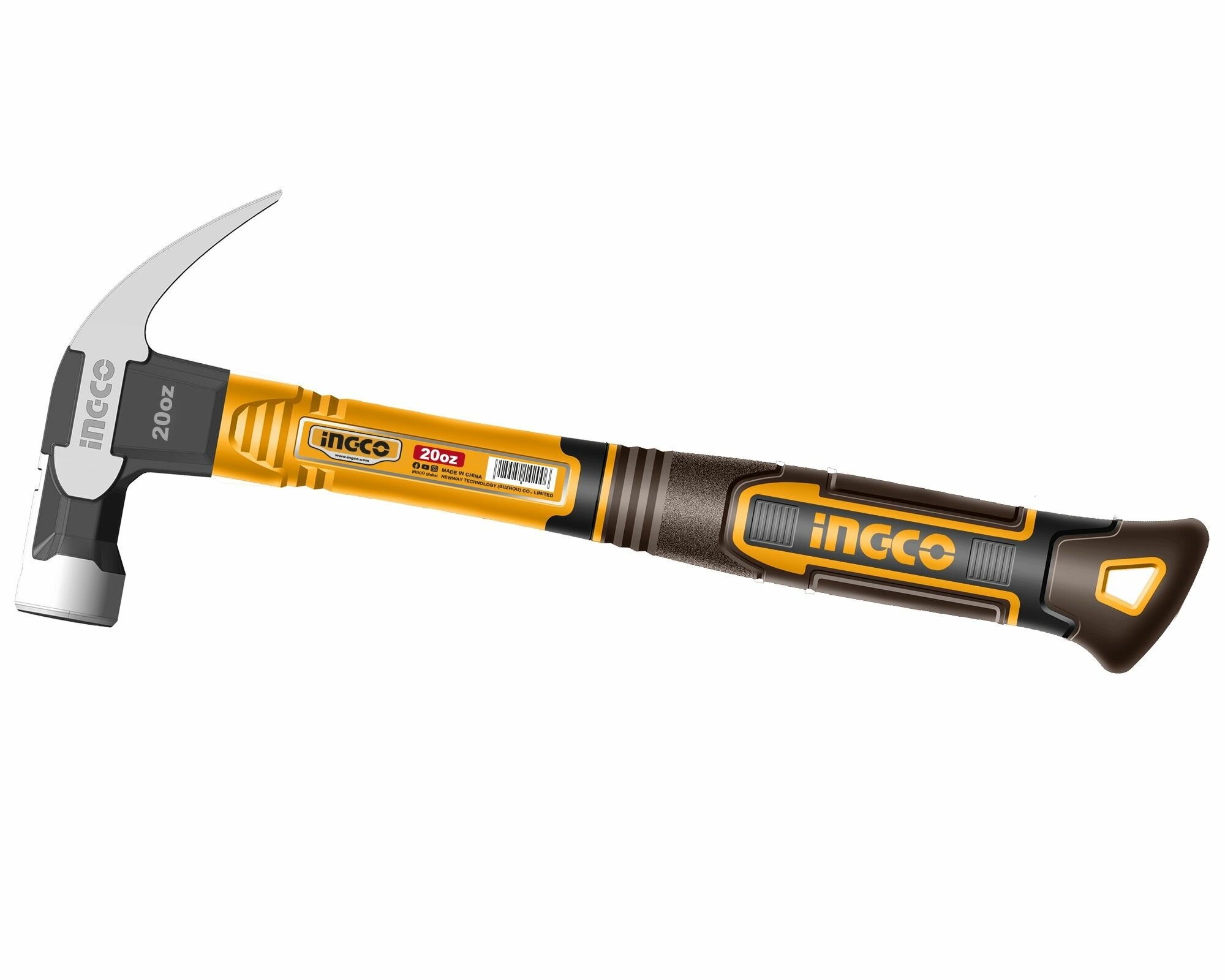 Молоток-гвоздодер INGCO SUPER INDUSTRIAL 560 г HCH81020