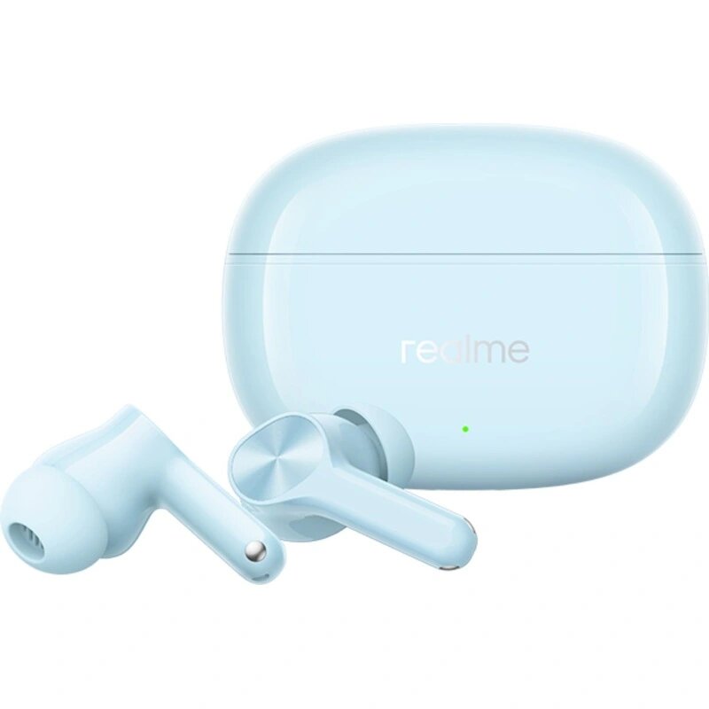 Наушники беспроводные Realme T200x голубые (6941764467675)