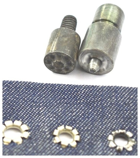 Насадка для люверсов № 4 (6 мм) "Ромашка"