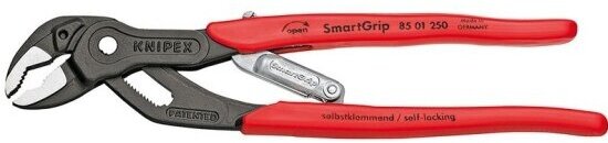 Клещи переставные Knipex 8501250 SmartGrip®, черненые, 250 mm