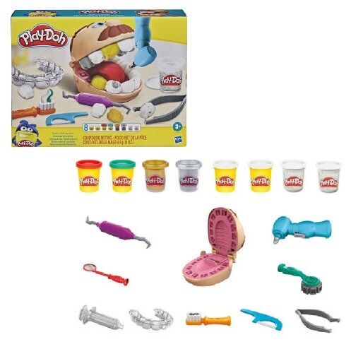 Игровой набор Play-doh Мистер Зубастик с золотыми зубами, F1259