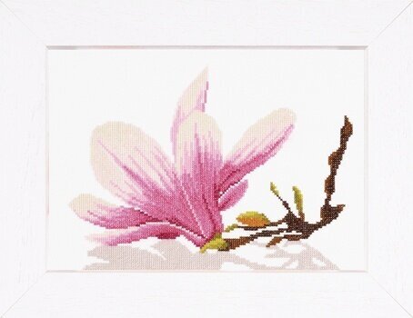 Набор для вышивания Lanarte Magnolia Twig With Flower, 30х20 см (ND. LAN. PN-0008162)