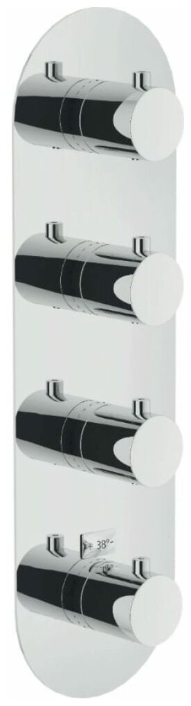 Термостатический смеситель для ванны Nobili PLUS WE00104/TCR 4 выхода 00000106790