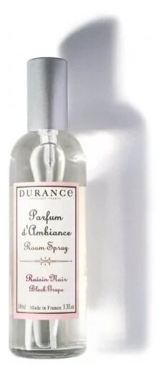 Durance /Ароматический спрей "Черный виноград", для дома, ручной, 100 мл
