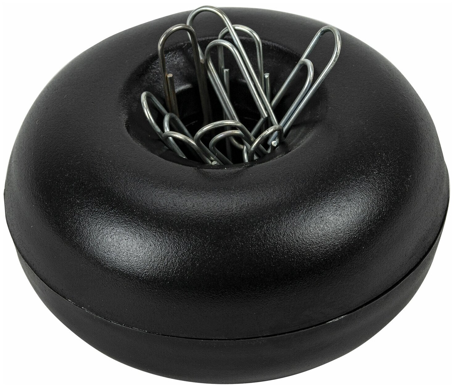 Скрепочница магнитная STAFF, черный корпус, 226825