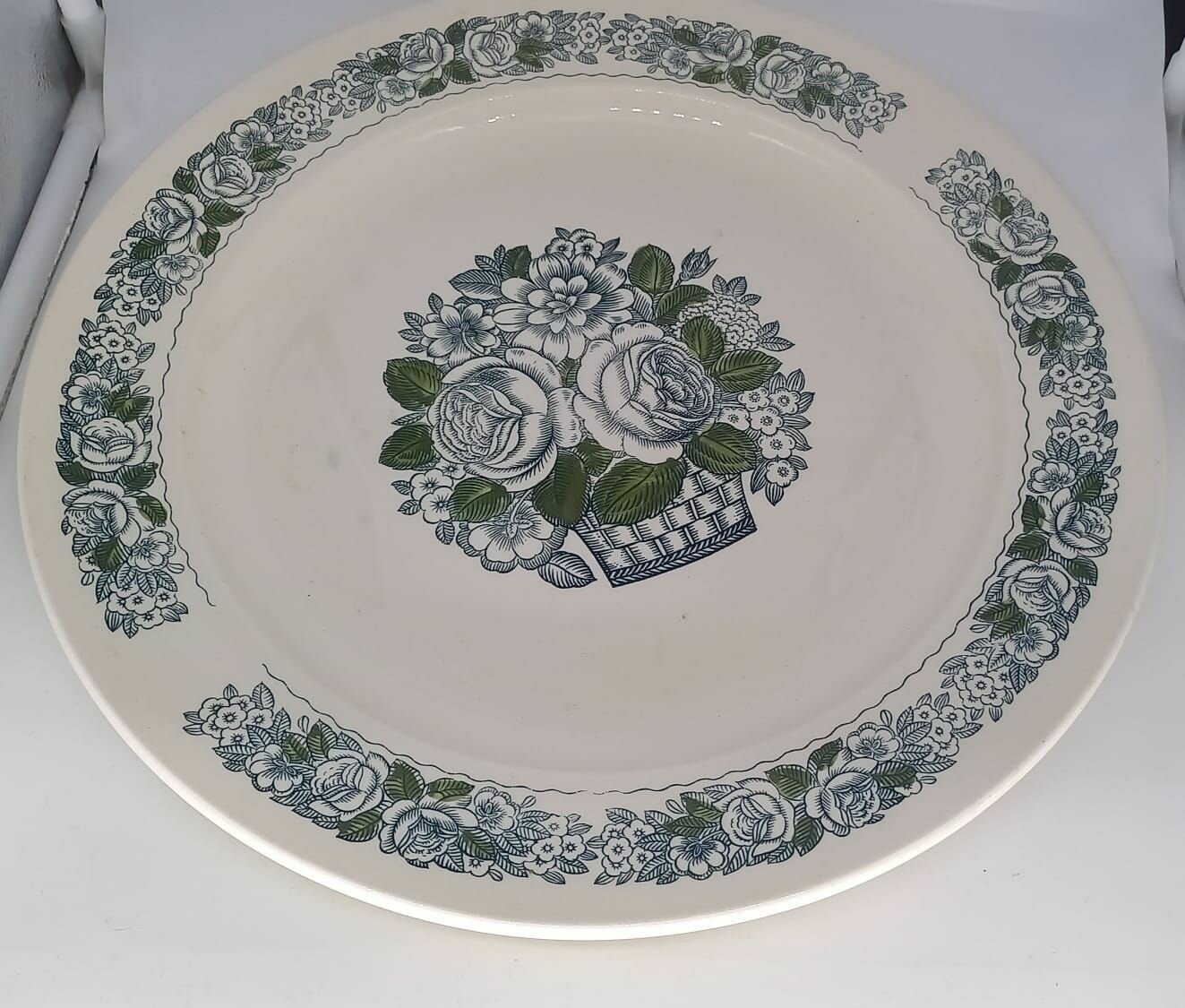 Винтажная советская тарелка с рисунком, СССР