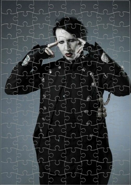 Пазл Marilyn Manson, Мэрилин Мэнсон №10, А4