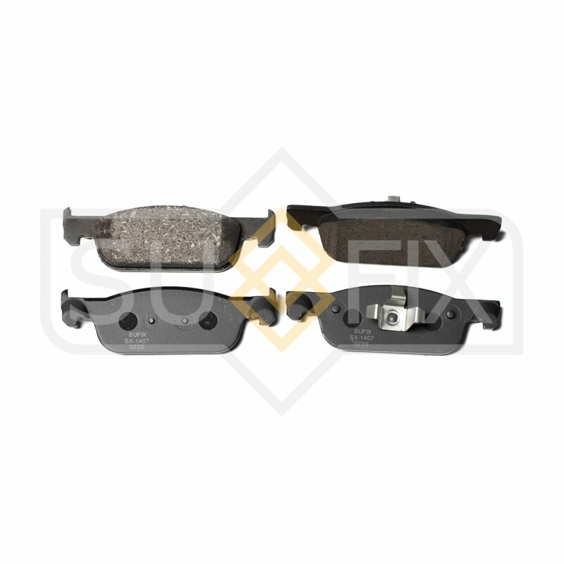SUFIX Колодки тормозные передние LADA XRAY 16>, RENAULT Clio IV 12>/ Logan II 13>/ Sandero II 12>