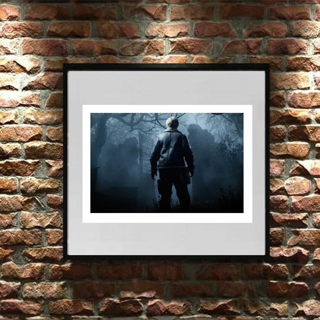 Плакат "resident evil 4" Cool Eshe из коллекции "Любимые герои", плакат А4 (29,7 х 21 см) для интерьера