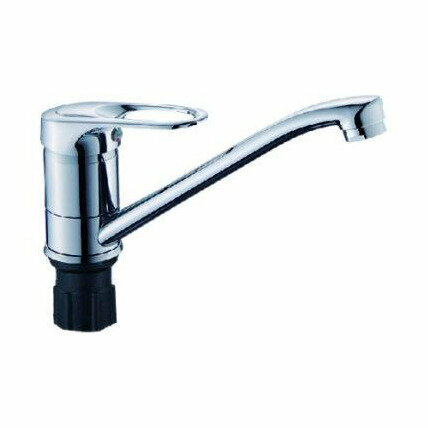 Смеситель для кухни с длинным изливом Эверест (Everest) Хром (B49-025)