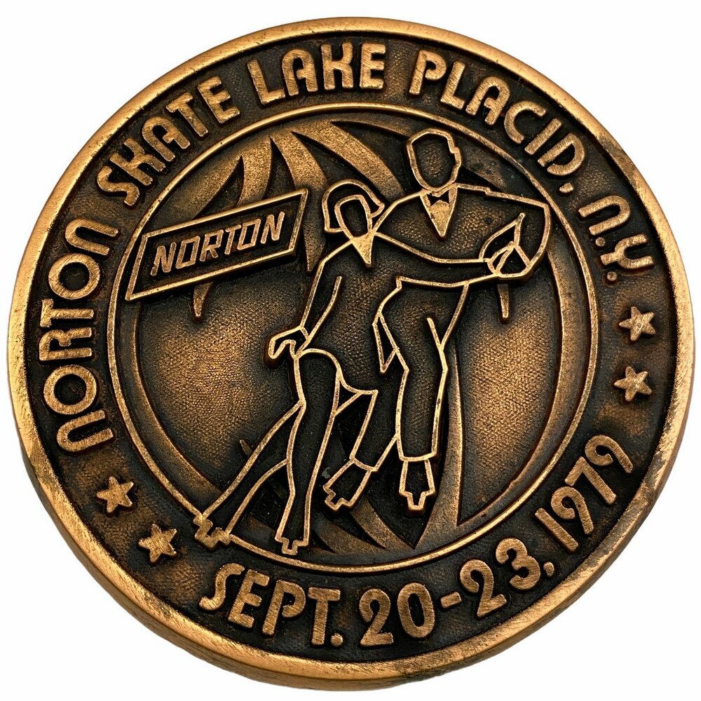 США, медаль "В честь открытия соревнований по фигурному катанию на коньках в Лэйк Плэсид" 1979 г.