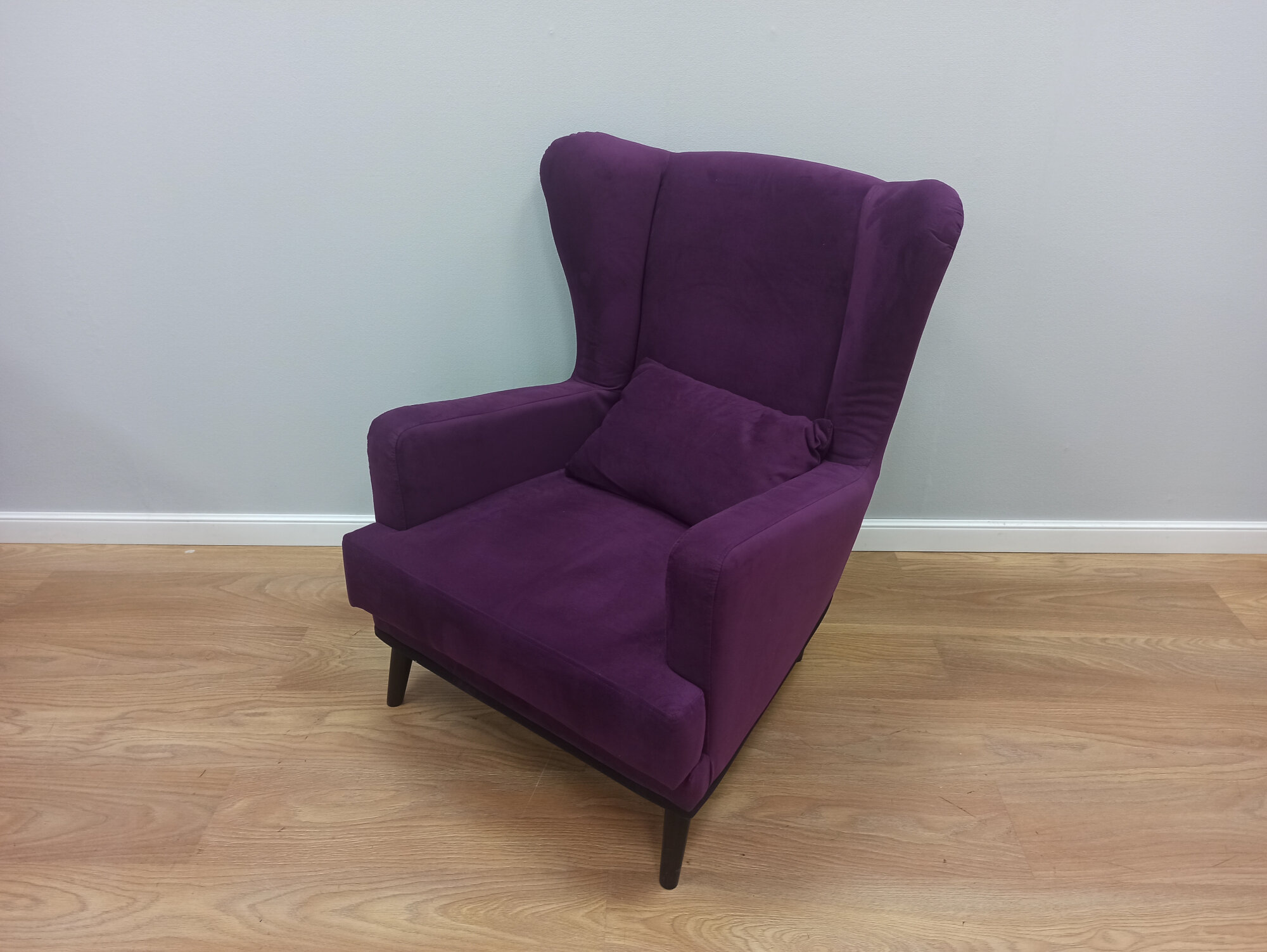 Кресло для отдыха томас (Барон) цвета баклажан ш. 78 см, в. 90 см, г. 90 см.