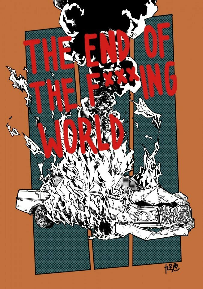Плакат, постер Конец ***го мира/The End Of The F***ing World на бумаге, размер 21х30см