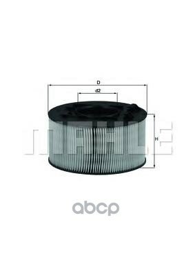 Фильтр воздушный BMW 3 (E46) 316i, Ci, 318i, Ci 04/01--> Mahle/Knecht арт. LX759