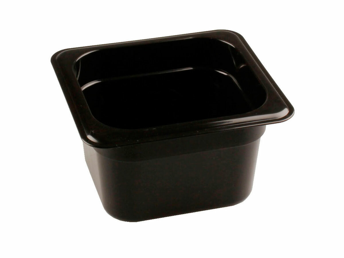 Гастроемкость полипропилен 1/6х100 (176х162х100мм) 1,5л черная