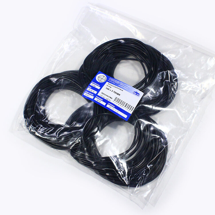 Кольца резиновые уплотнительные (O-ring) 100х3 70NBR (упаковка 100 шт. ±5%)