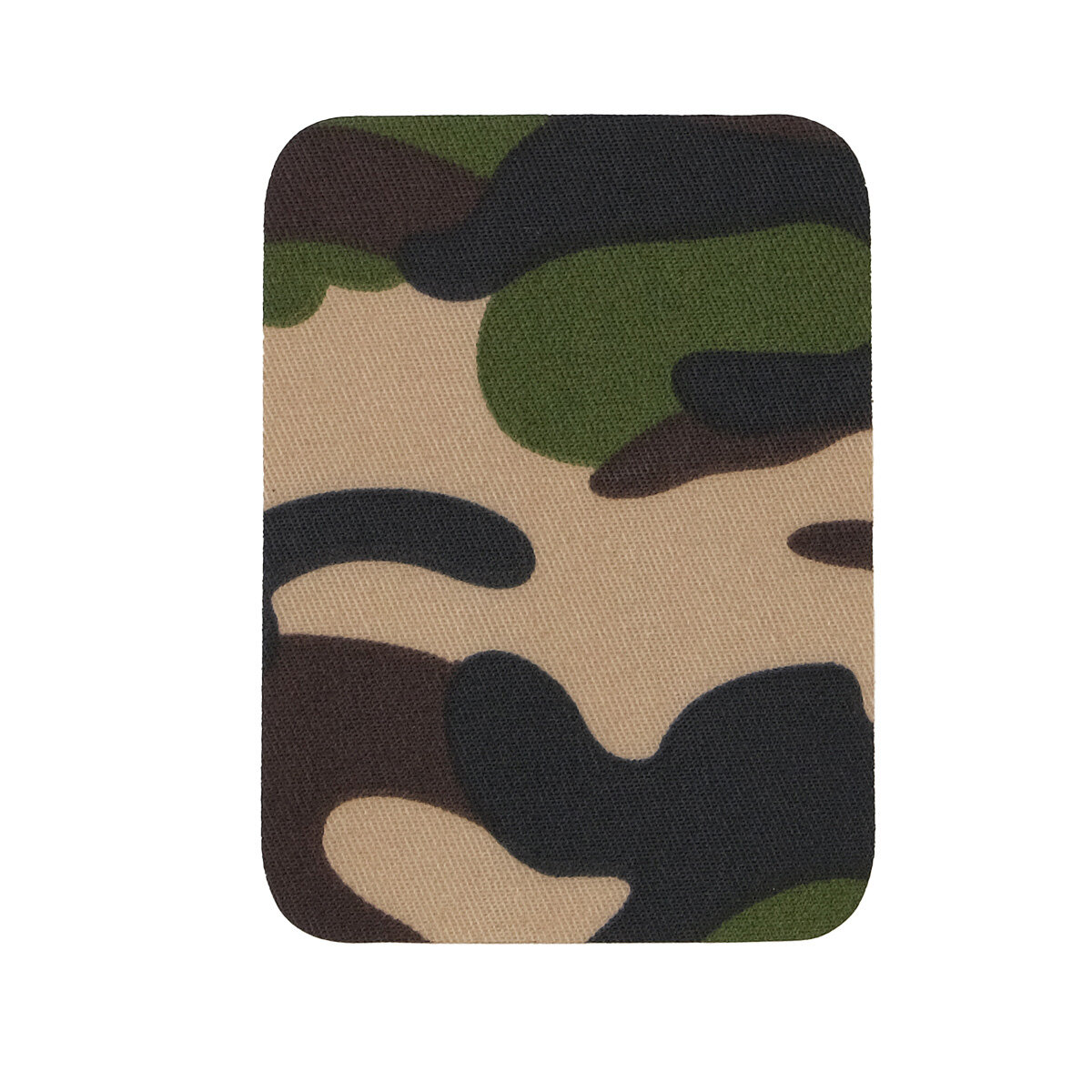 Термозаплатки на одежду камуфляж Айрис, AZ14, ткань, 7х9,5 см (зеленый), 2 шт