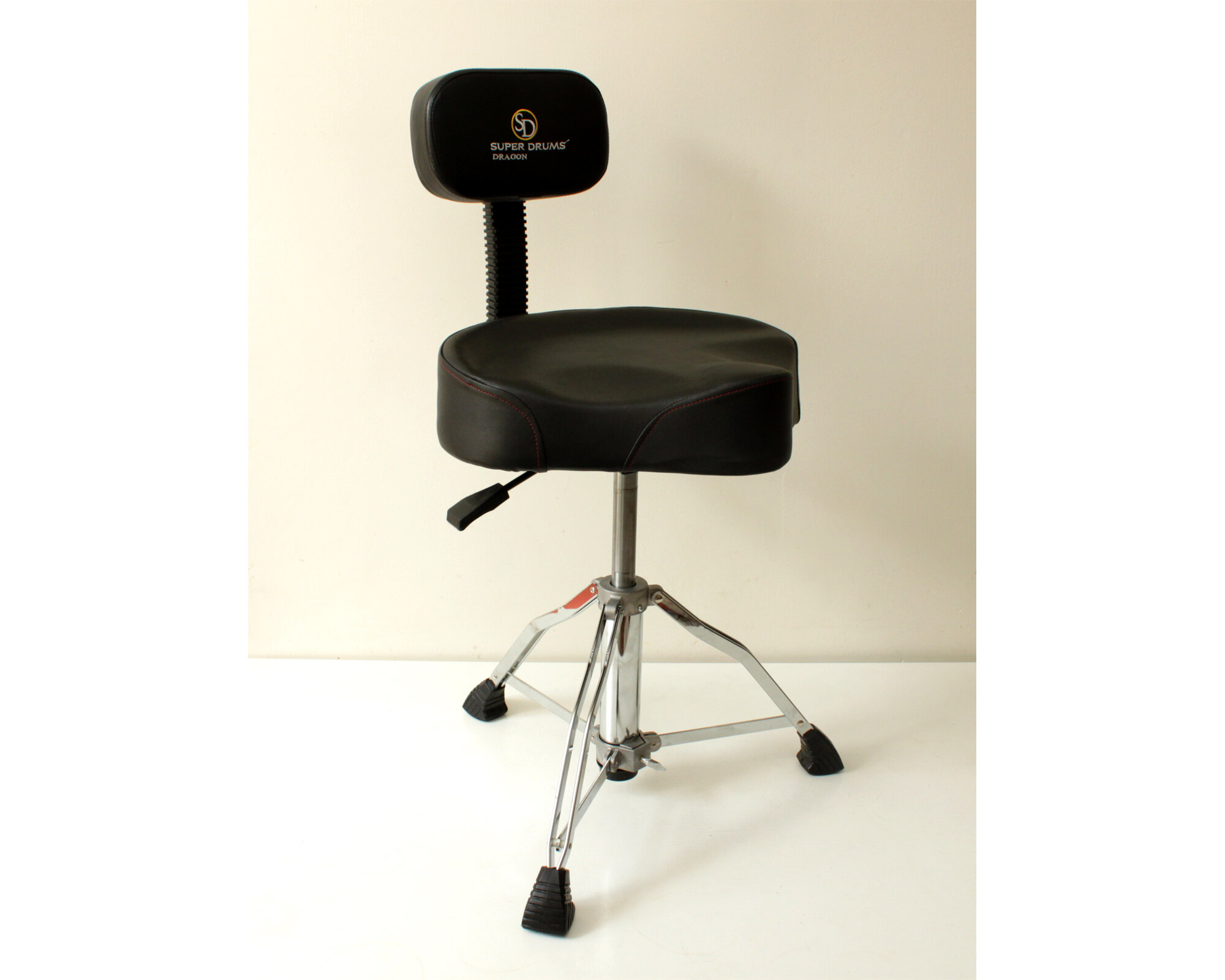 Барабанный стул со спинкой Leo Drum Throne Pneumat