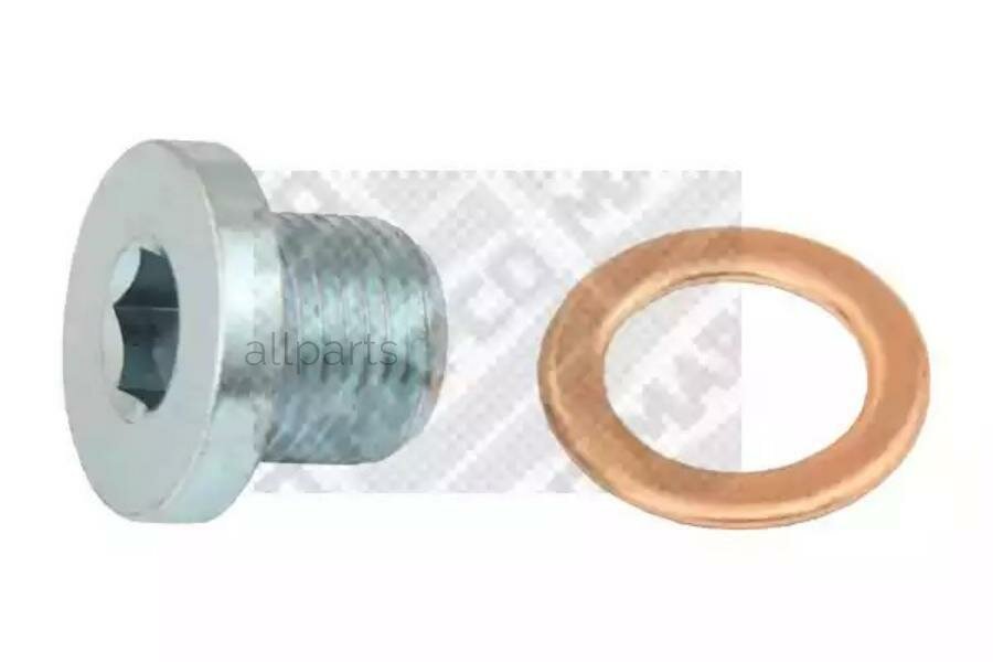 MAPCO 95943 Пробка масляного поддона с уплотнительным кольцом FORD MONDEO IV Turnier (BA7) 2.0 TDCi S-MAX (WS)