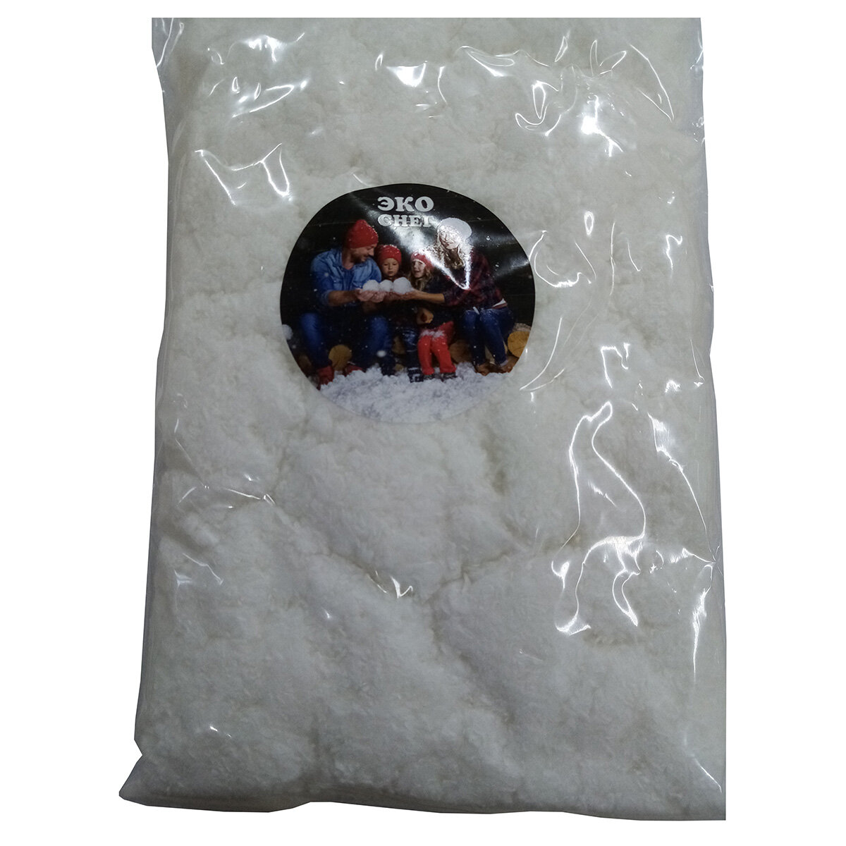 Лорея декор снег вискозный 100 г для оформления интерьеров и флористики для праздников