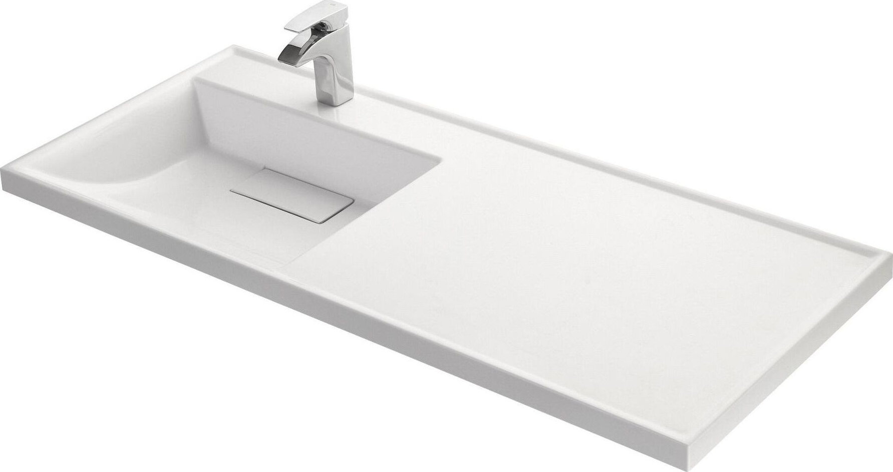 Раковина Акватон Лондри 120 см 1A72843KLH01L левая