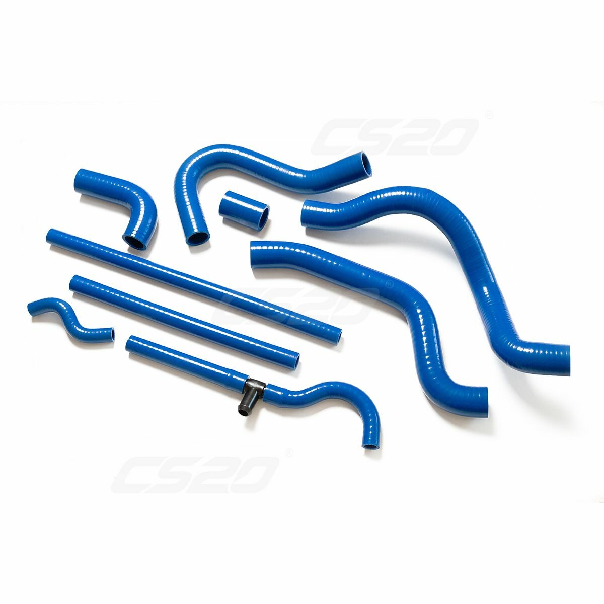 Патрубки двигателя ВАЗ 2112 силикон синий 10 шт Profi CS-20