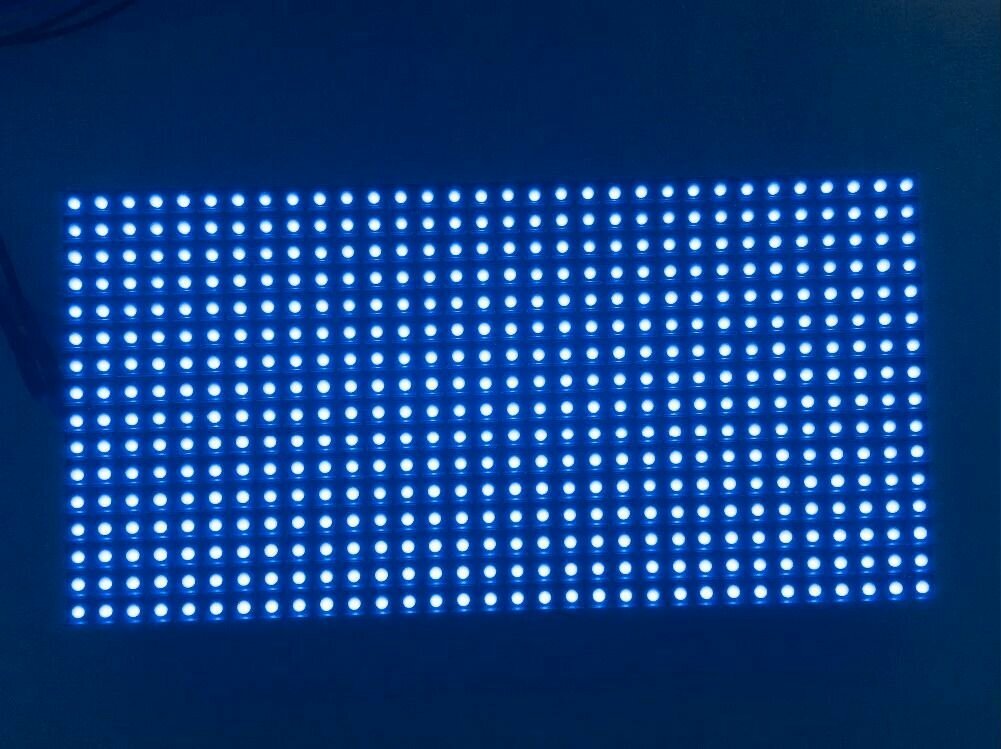 Светодиодный модуль LED синий для бегущей строки Р10 (SMD)