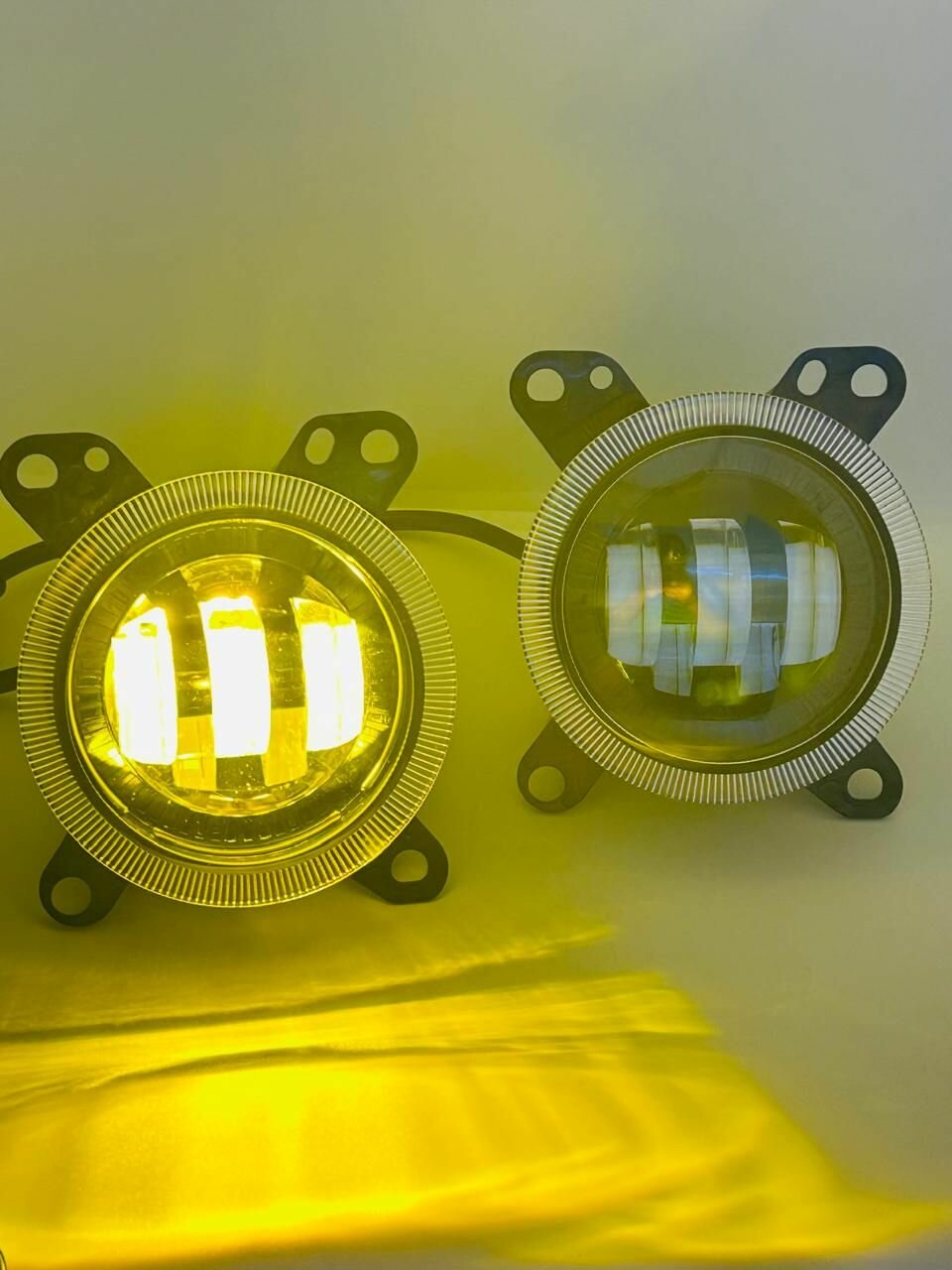 Светодиодные противотуманные фары DAF 105 50W 2 режима Белый Жёлтый