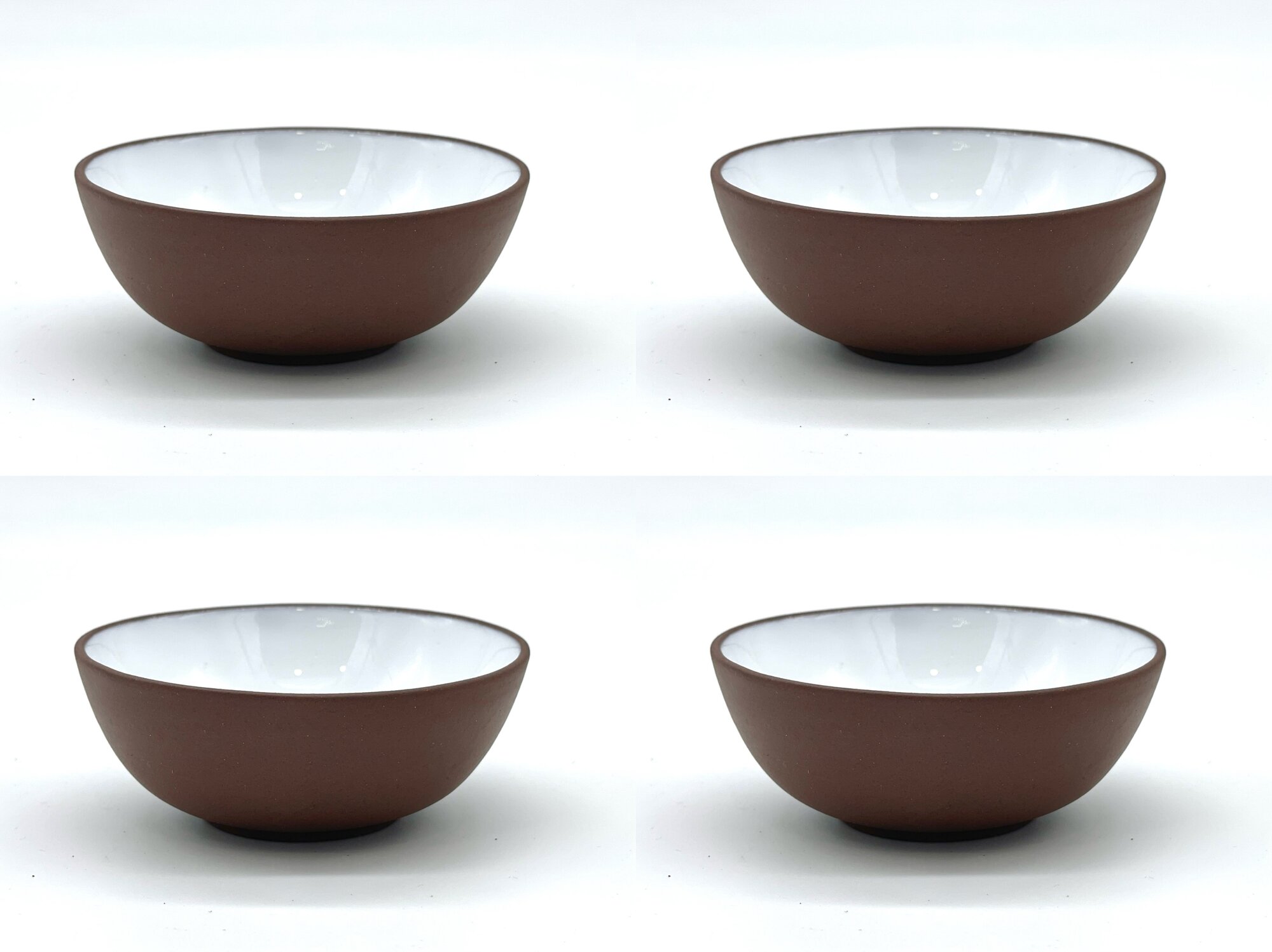 Набор пиал "Лотосовая чаша 2" глина 4 шт по 40 мл