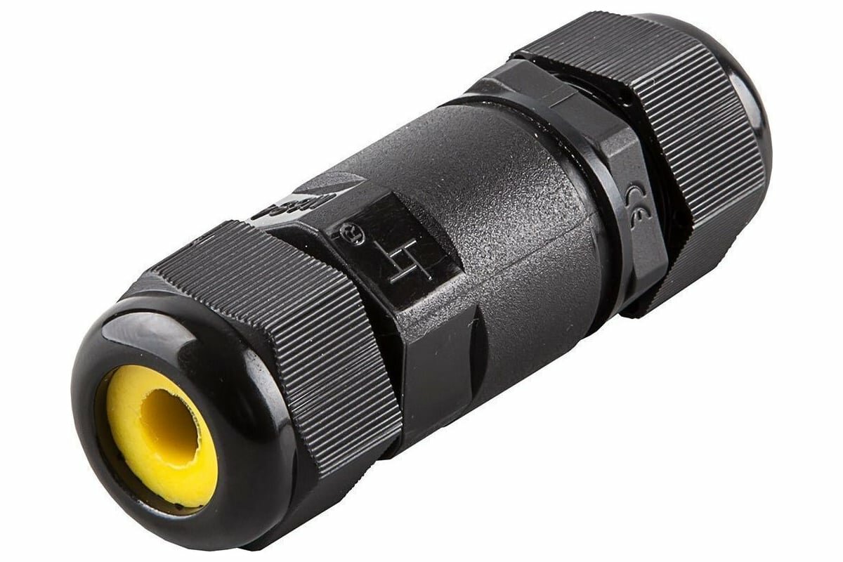 STEKKER LD520 3-контакт водонепроницаемый соединитель-коннектор для проводов черный 49113