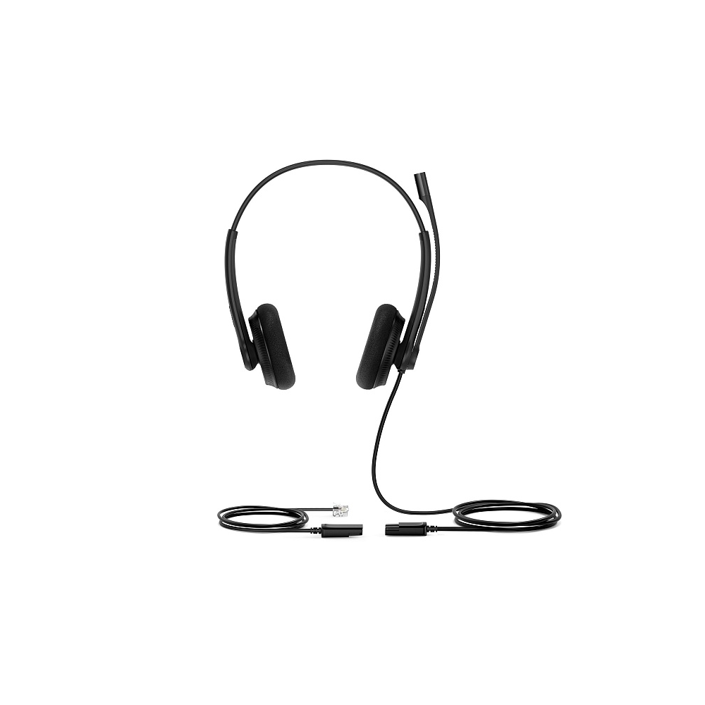 YHS34 Lite Dual Дуо, Проводная, HD звук, QD, RJ9