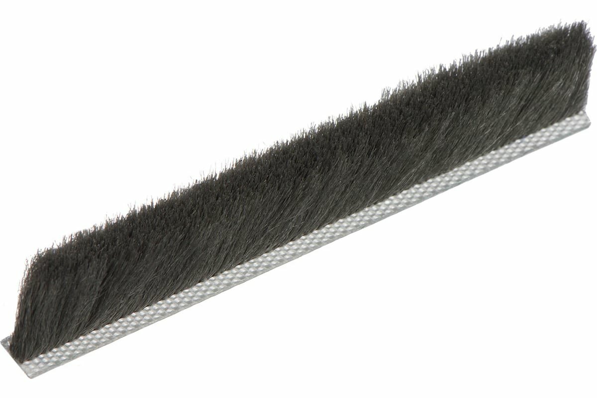 Mebax Уплотнитель Щёточный 7х12 Серый в пакете 6 м 00-00001436