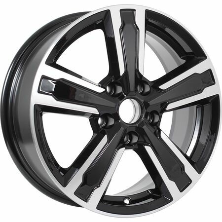 Колесный литой диск КиК Оклахома R16x6.5 5x110 ET37 CB65.1 Almaz_black