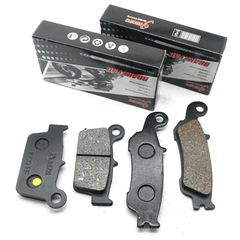 Передние и задние тормозные колодки для мотоцикла для YAMAHA YZ125 2008-2021 YZ125X Серый, Whole Set