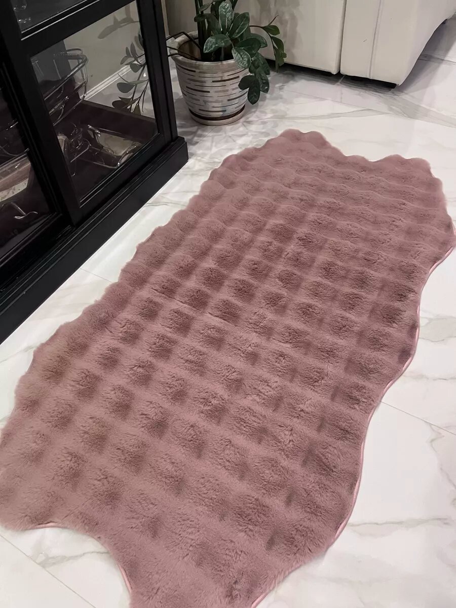 Ковер Natali's Carpets, на пол в комнату противоскользящий, прикроватный, рельефный 120х180 см