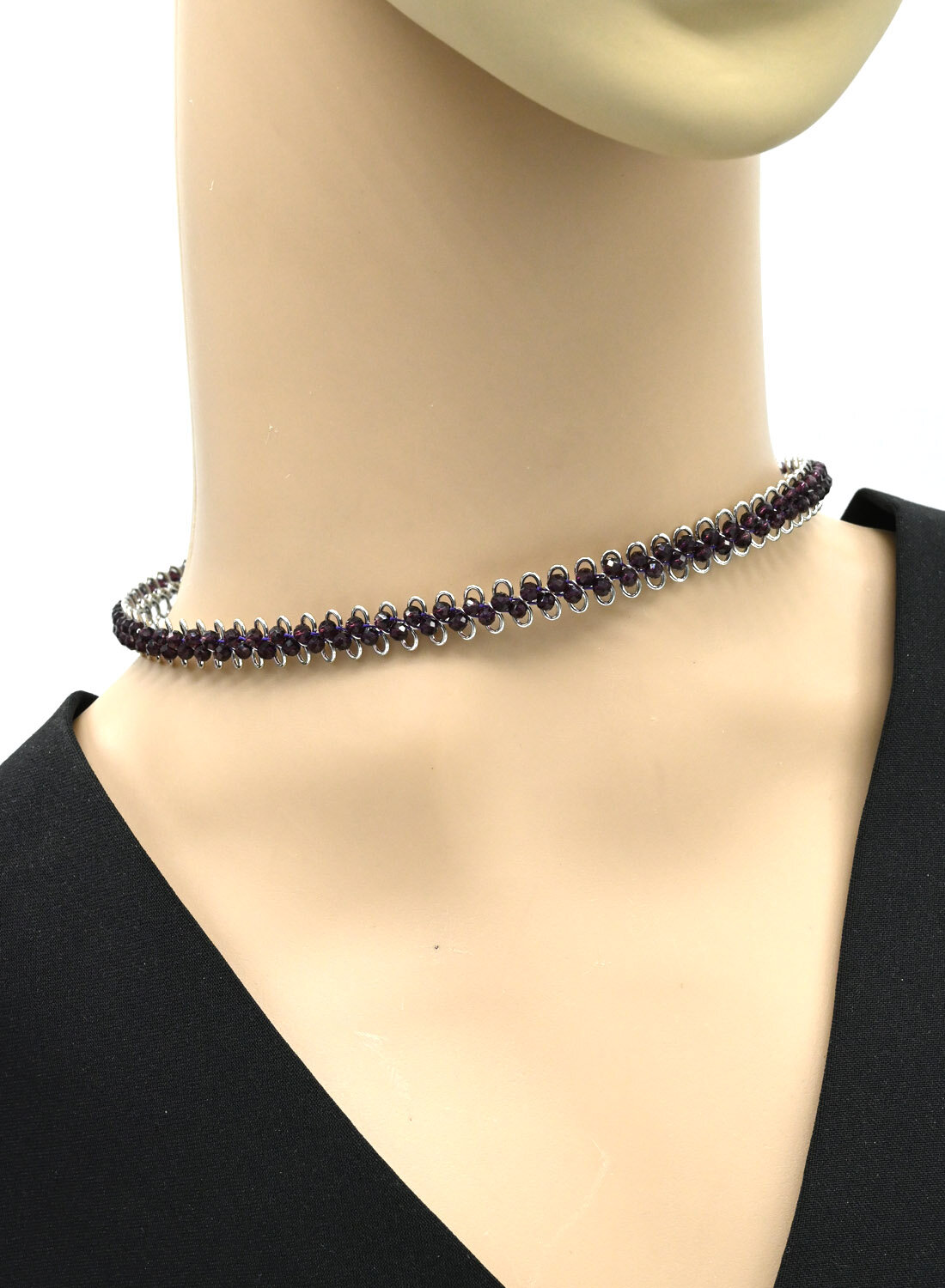 Чокер, циркон