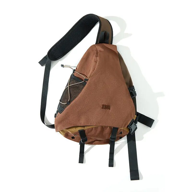 Коричневый рюкзак-нагрудник унисекс Style A Brown
