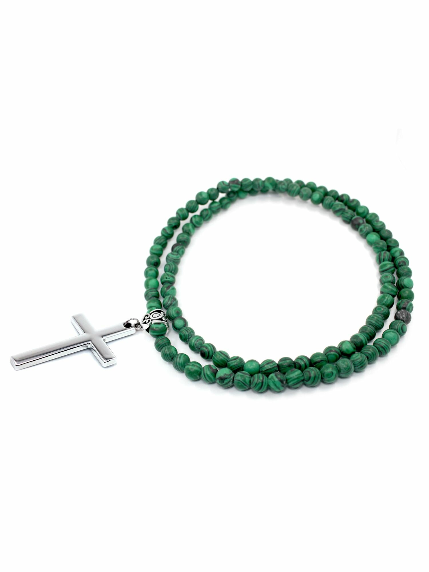 Бусы, малахит