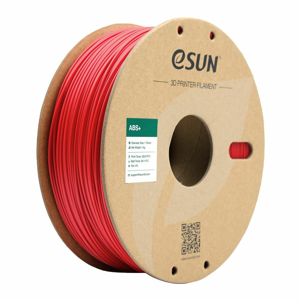 Esun ABS+ Красный АБС+ Пластика 1.75 мм 1кг Филамент для 3Д Печати красный