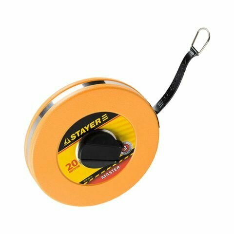 Мерная лента Stayer с фибергласовым полотном 20м (шт)