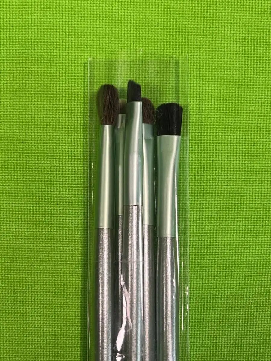 Набор кистей для макияжа в тубусе, 5 шт.