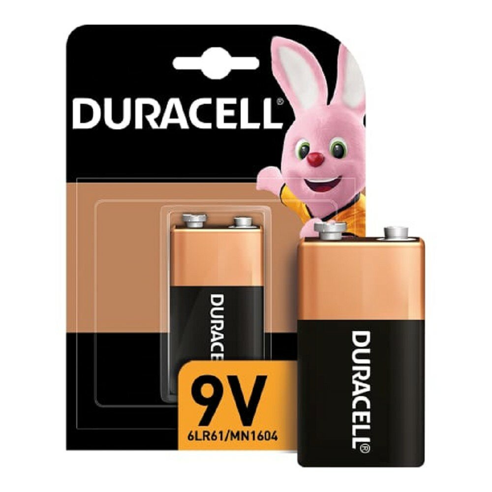 Батарейки Duracell 6LR61-1BL 9В 1 шт.