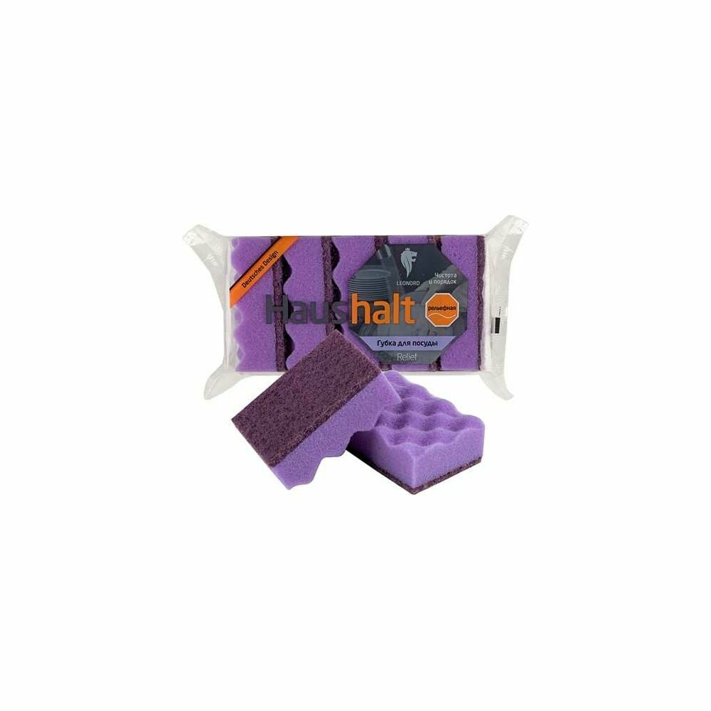 Губка для посуды Leonord Relief 5 шт 310575