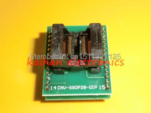 Адаптер Tssop28 ssop28, подходит для ssop8ssop14ssop16ssop20ssop24