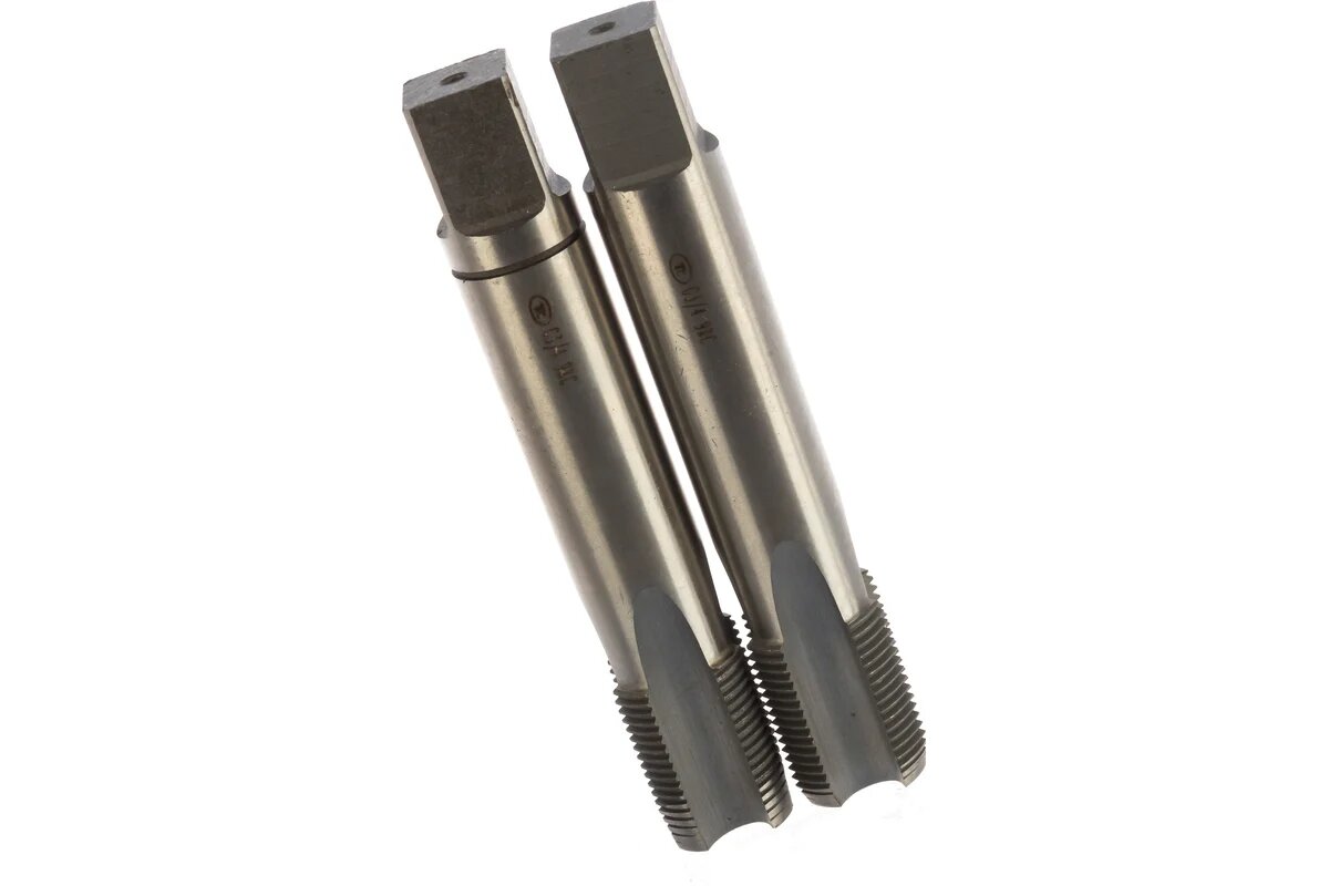 ТехноСталь Метчик трубный маш-руч G3/4 9ХС комплект 2 шт резьбы трубопроводной t194706