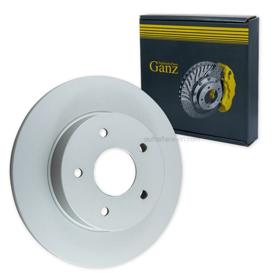 GANZ GIJ06171 Диск тормозной задний с покрытием NISSAN PRIMERA P12 /D=278MM GANZ GIJ06171