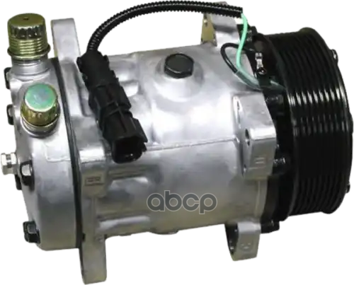 Компрессор кондиционера! со шкив. 24V d119 8пазов SITRAK C7H, HOWO T5G, MAN TGA/TGS/TGX Stellox арт. 8755020SX