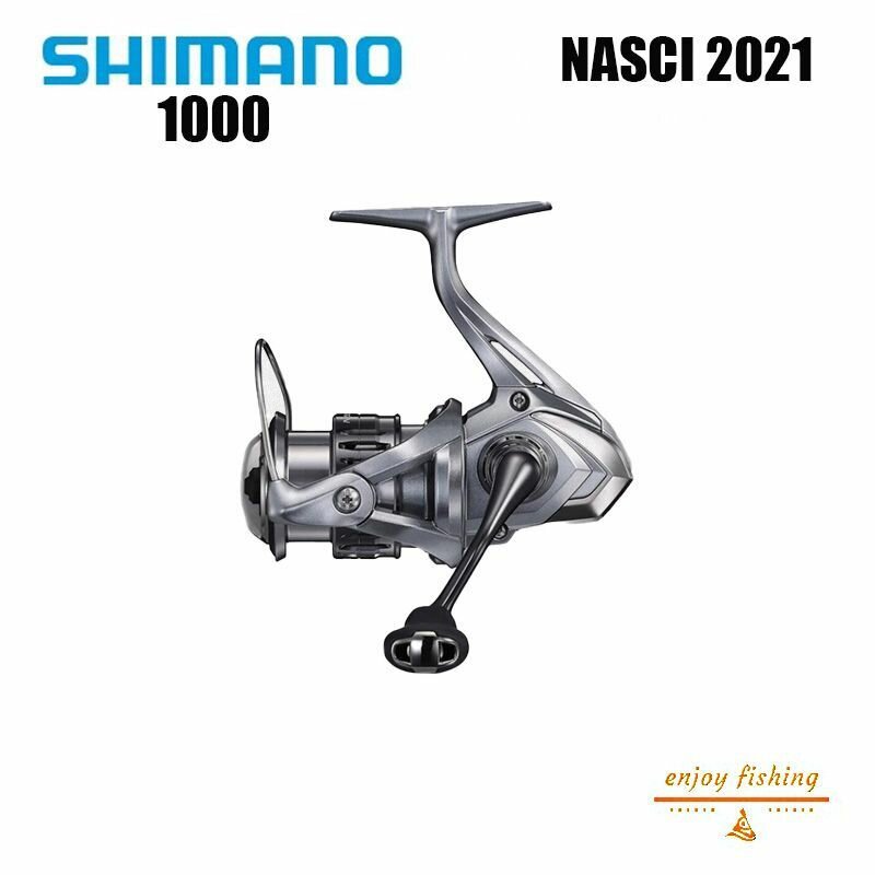 SHIMANO NASCI 1000 катушка безынерционная легкий фрикцион 6 кг для спиннинговой рыбалки