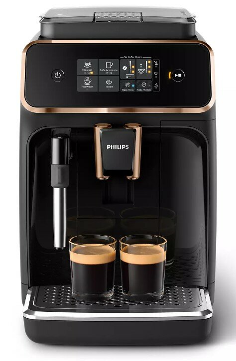 Автоматическая кофемашина Philips EP2124 CN, черный/золотой
