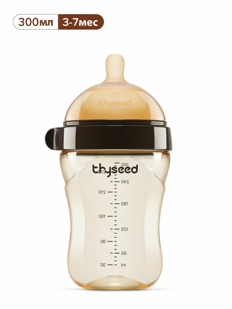 Бутылочка для кормления thyseed, PPSU, для мальчиков/девочек, 300мл